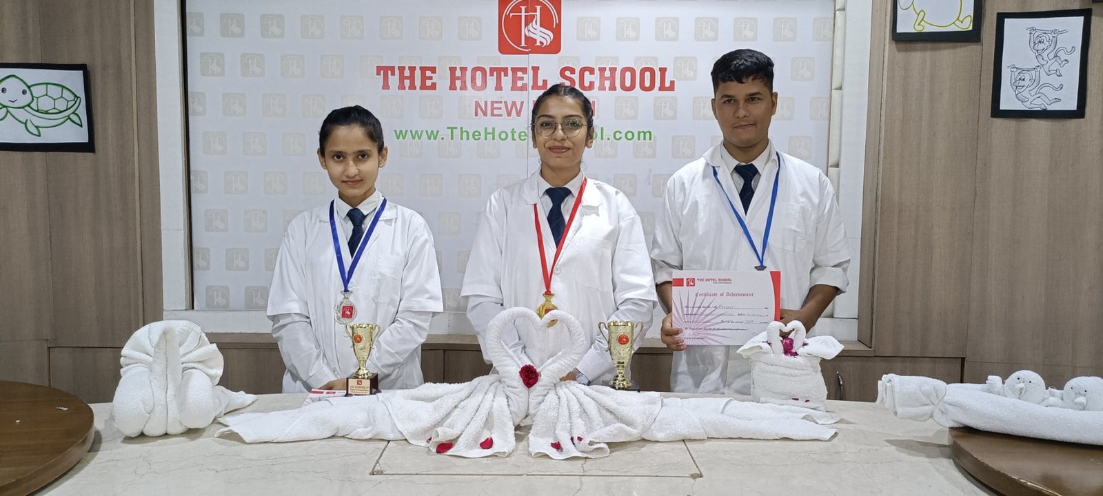 Towel Art Competition Event - The Hotel School